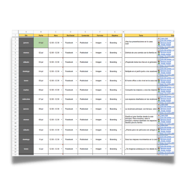 Parrilla de contenidos ZOONER